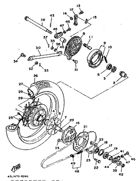 1996 Yamaha RX100 OEM Parts | Europe (General) (999) sales region, , 779730