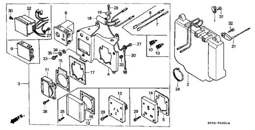 Honda EX350 OEM Parts | General sales region, , 770770