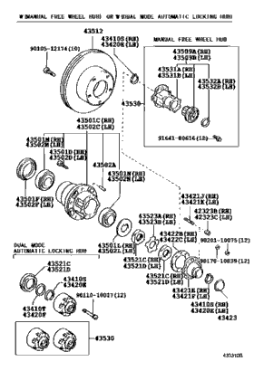 2007 - 2018 Toyota LAND CRUISER VDJ79 OEM Parts | General sales region ...
