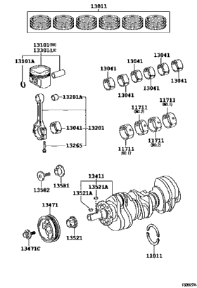 2004 - 2009 Toyota MARK X GRX120 OEM Parts | Japan sales region, , 912118