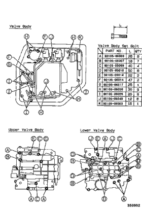1997 - 2002 Toyota CALDINA ST215 OEM Parts | Japan sales region, , 902031