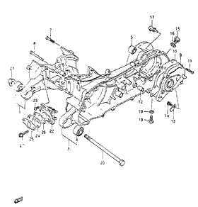 1985 Suzuki CP80 OEM Parts | sales region, , 722369