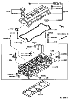 1987 - 1992 Toyota COROLLA AE92 OEM Parts | General sales region, , 930125