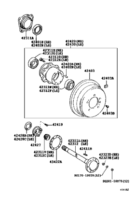 2007 - 2018 Toyota LAND CRUISER VDJ79 OEM Parts | General sales region ...