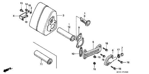 Honda EX350 OEM Parts | General sales region, , 770770