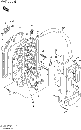 2017 Suzuki DF140A OEM Parts | General Export (P11/P40) sales region ...