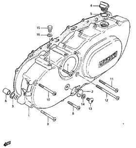 1983 Suzuki CS125 OEM Parts | sales region, , 722370