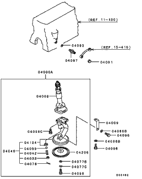 1989 - 1994 Mitsubishi JEEP J53 OEM Parts | Japan sales region, , 629222