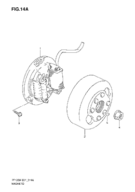 2005 Suzuki TF125 OEM Parts | sales region, , 725152
