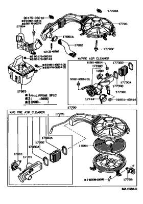 1987 - 1992 Toyota COROLLA AE92 OEM Parts | General sales region, , 930125