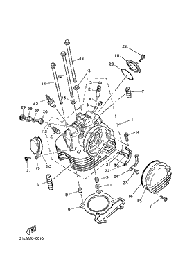 2000 Yamaha SR250 OEM Parts | Spain (999) sales region, , 777700