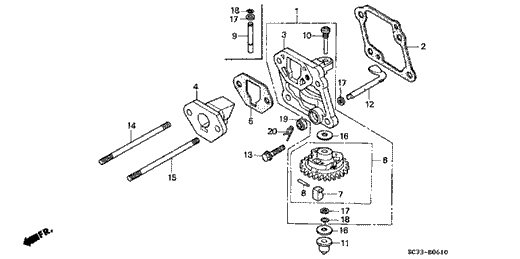 Honda EX350 OEM Parts | General sales region, , 770770