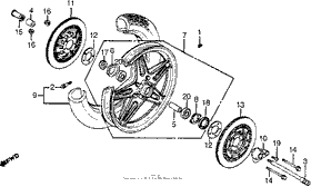 1982 Honda CBX A OEM Parts | USA sales region, , 786790