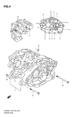 2011 Suzuki GZ250 OEM Parts | sales region, , 723982