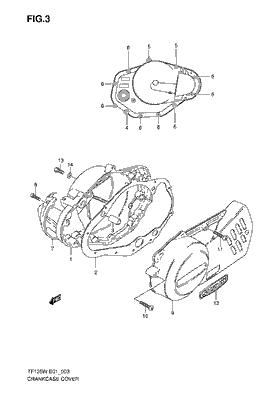 2005 Suzuki TF125 OEM Parts | sales region, , 725152