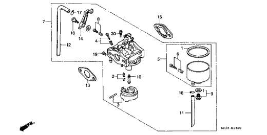 Honda EX350 OEM Parts | General sales region, , 770770