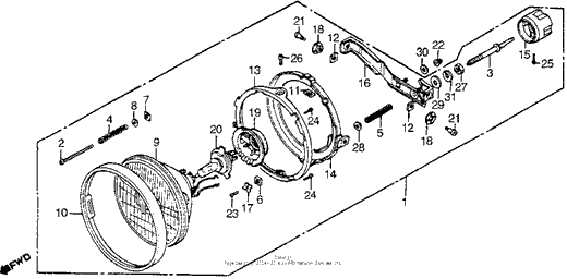 1982 Honda CBX A OEM Parts | USA sales region, , 786790