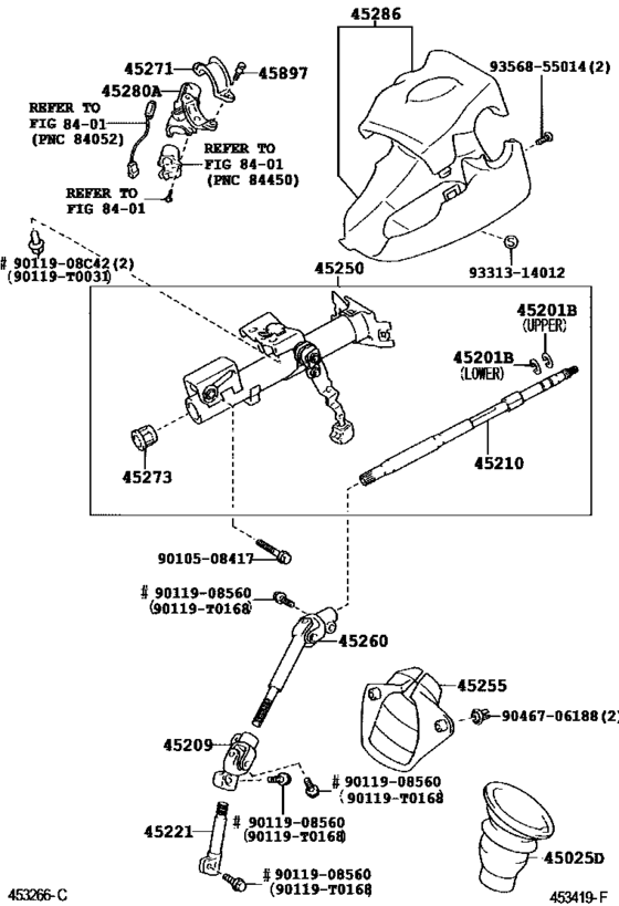 Steering Column & Shaft for 2002 - 2007 Toyota VIOS NCP42 | General ...