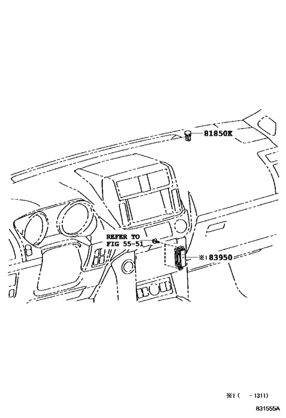 Indicator for 2010 - 2015 Toyota LAND CRUISER PRADO GRJ150 | General ...