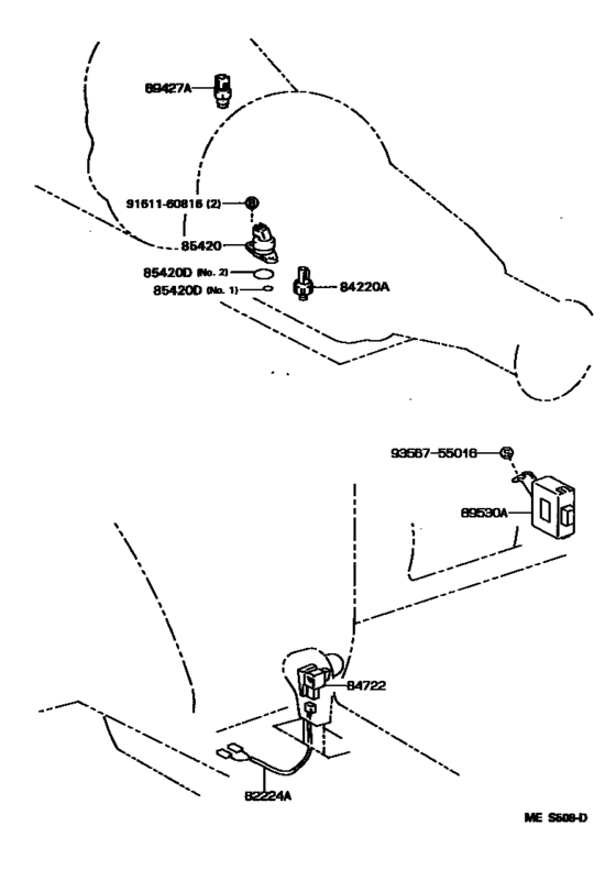 Overdrive & Electronic Controlled Transmission for 1991 - 1995 Toyota ...