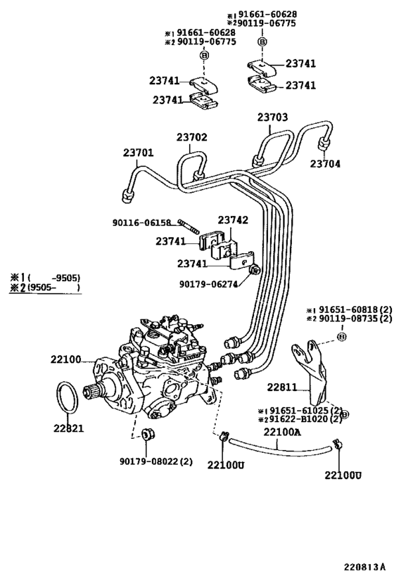 Injection Pump Assembly for 1993 - 1999 Toyota COASTER BB40 | General ...