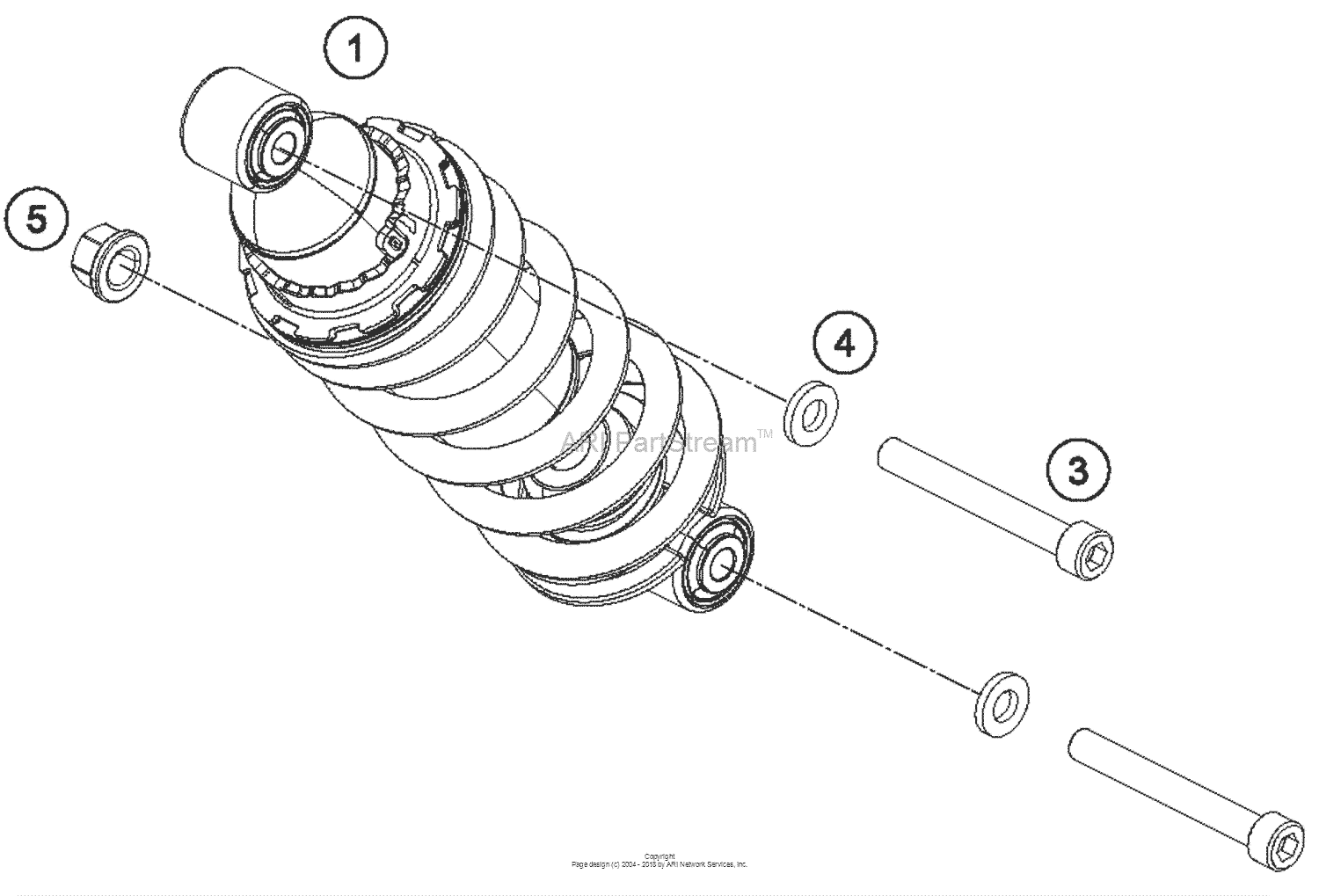 Амортизатор задний для KTM 390 DUKE, год: 2015. OEM запчасти - Мегазип ...