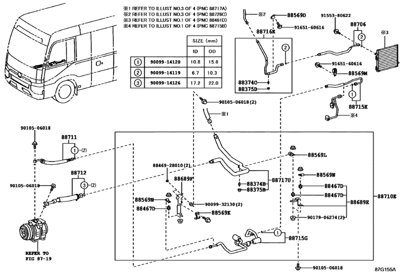 Heating & Air Conditioning - Cooler Piping for 2017 - 2018 Toyota ...