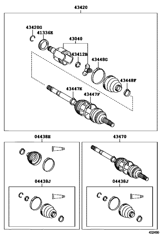 Front Drive Shaft for 2009 - 2014 Toyota COROLLA ZZE142 | General sales ...