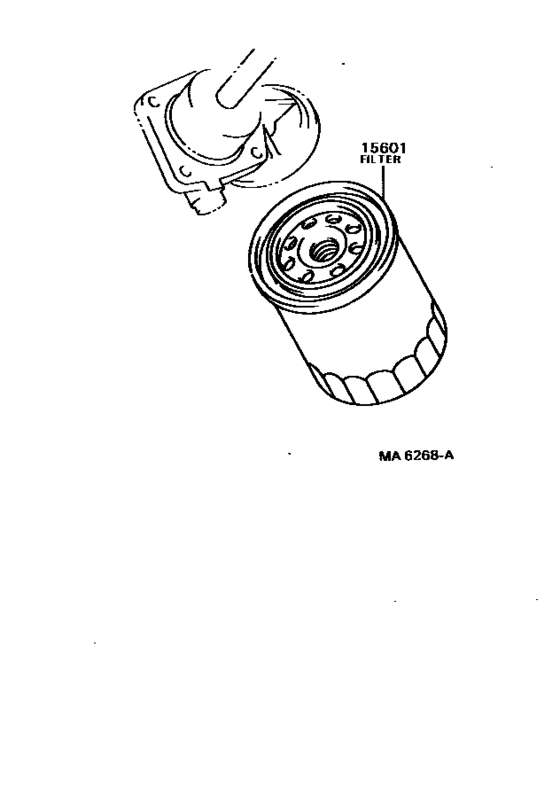 Oil Filter for 1990 - 1997 Toyota CENTURY VG45 | Japan sales region ...