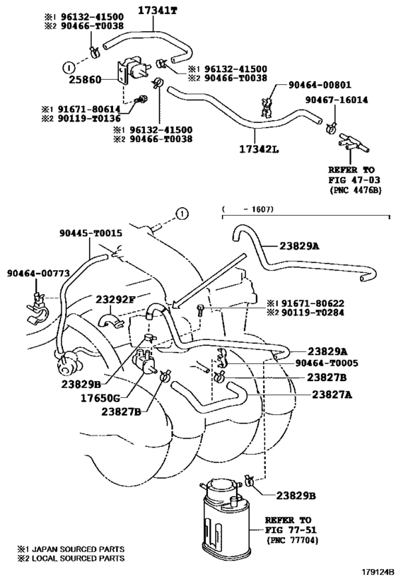 Vacuum Piping for 2016 - 2018 Toyota INNOVA/ KIJANG/ REVO/ UNSER/ ZACE ...
