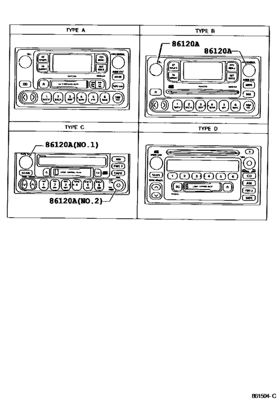 Radio Receiver & Amplifier & Condenser for 2001 - 2006 Toyota CAMRY ...