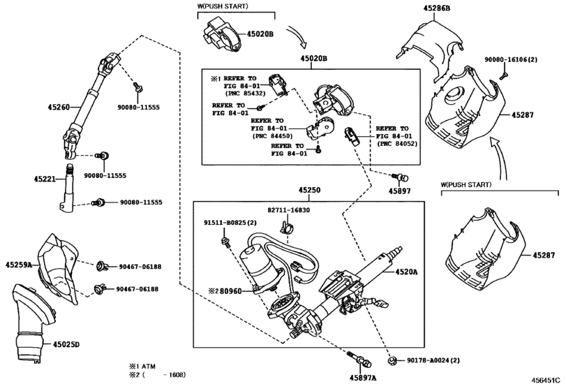 Steering Column & Shaft for 2016 - 2018 Toyota COROLLA ZRE172 | U.S.A ...