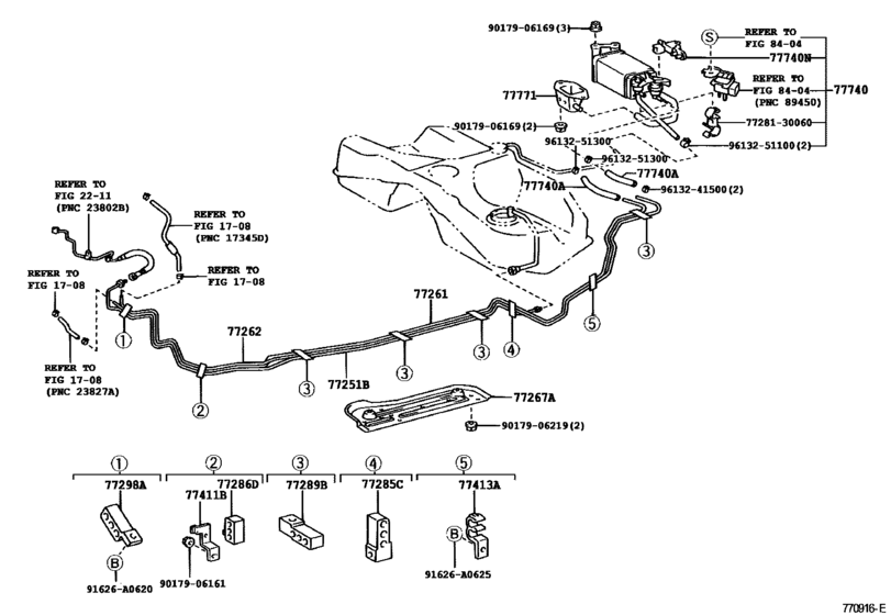 Fuel Tank & Tube for 2001 - 2005 Toyota LEXUS SC UZZ40 | U.S.A. sales ...
