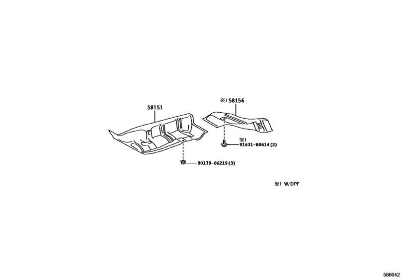 Floor Insulator for 2013 - 2018 Toyota LAND CRUISER VDJ79 | General ...