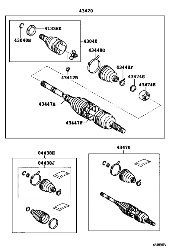 Front Drive Shaft for 2008 - 2009 Toyota COROLLA ADE150 | Europe sales ...