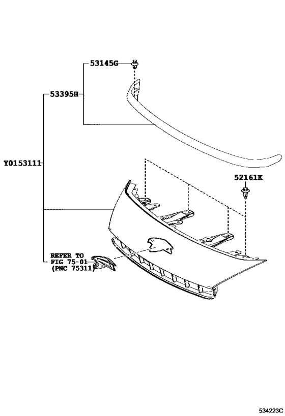 Решетка радиатора для Toyota HARRIER ZSU65, год: 2013 - 2017. OEM ...
