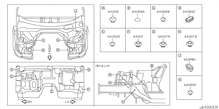 Hood ledge & fitting for 2005 - 2007 Nissan FAIRLADY Z Z33 | Japan ...