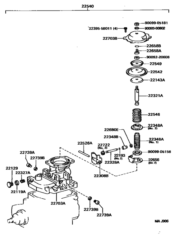 Injection Pump Body for 1995 - 2000 Toyota HILUX SURF/ 4RUNNER KZN185 ...