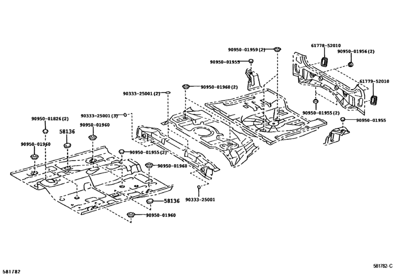 Floor Pan & Lower Back Panel for 2003 - 2006 Toyota SCION XB NCP31 | U ...