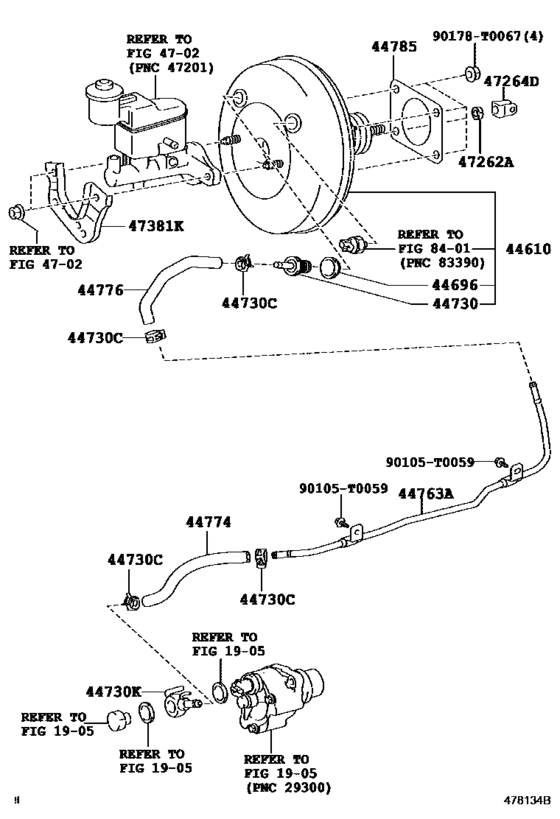 Brake Booster & Vacuum Tube for 2012 - 2016 Toyota INNOVA/ KIJANG/ REVO ...