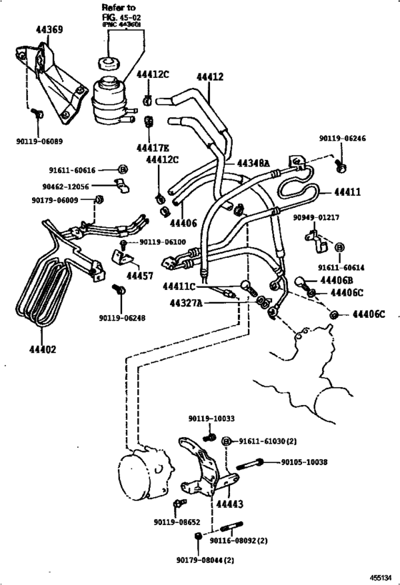 Power Steering Tube for 1988 - 1991 Toyota SOARER GZ20 | Japan sales ...