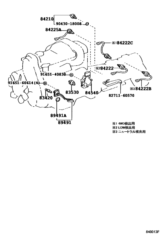 Switch & Relay & Computer для Toyota LAND CRUISER PRADO KZJ95, год ...