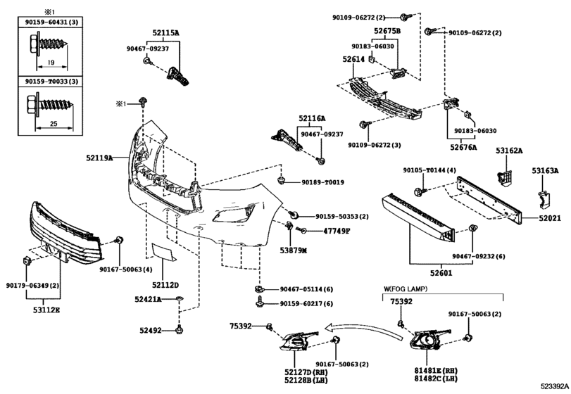 Front Bumper & Bumper Stay for 2016 - 2018 Toyota INNOVA/ KIJANG/ REVO ...