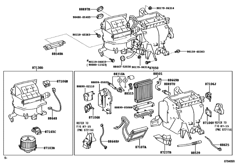 Heating & Air Conditioning - Cooler Unit for 2006 - 2008 Toyota AVENSIS ...