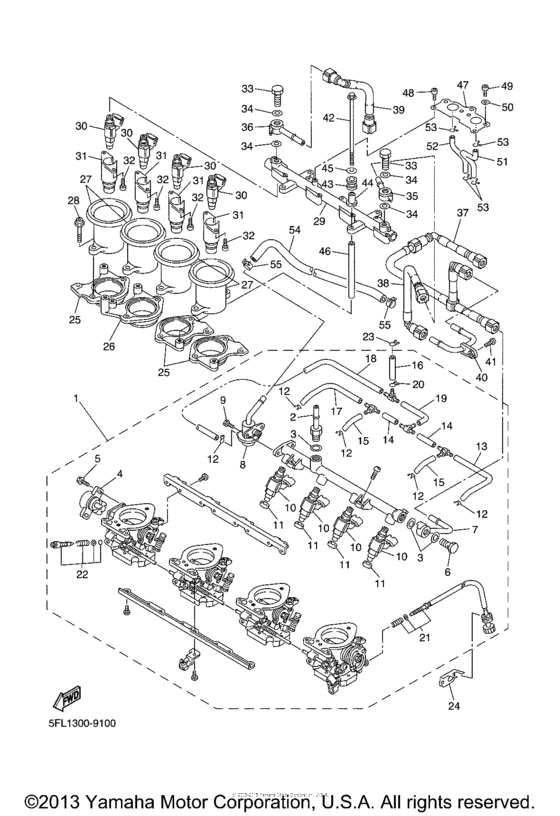 Intake for 1999 Yamaha YZF-R7 | USA sales region, , 14588213-811098