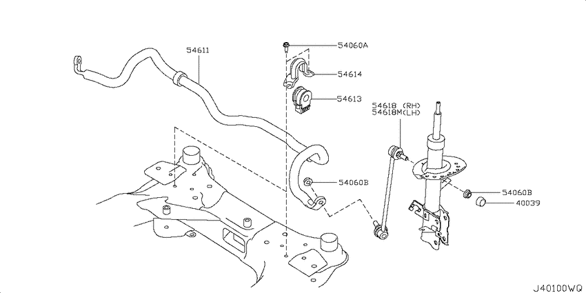 Front suspension for 2007 - 2012 Nissan DUALIS J10 | Japan sales region ...