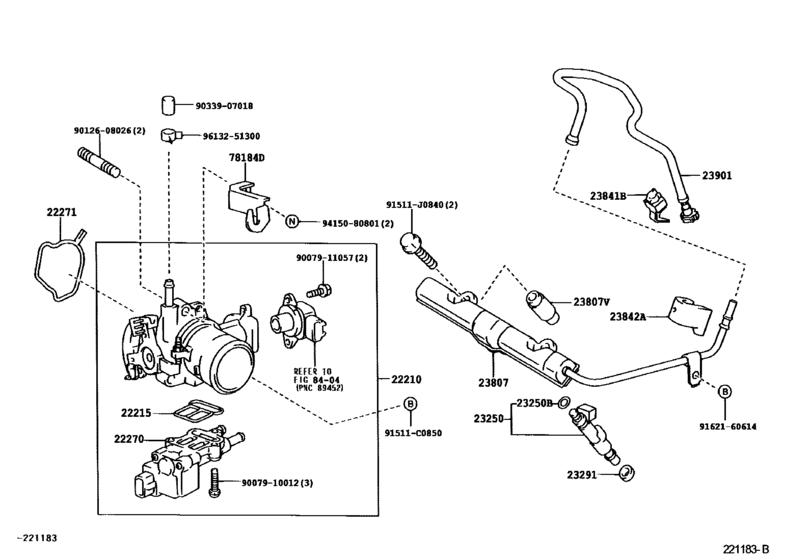Fuel Injection System for 2001 - 2004 Toyota COROLLA NZE120 | General ...