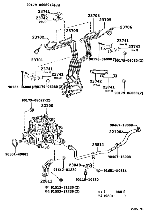 Injection Pump Assembly for 2015 - 2016 Toyota COASTER HZB50 | General ...