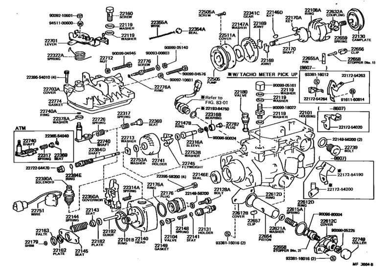 Injection Pump Body for 1985 - 1987 Toyota DYNA 100 LH80 | General ...