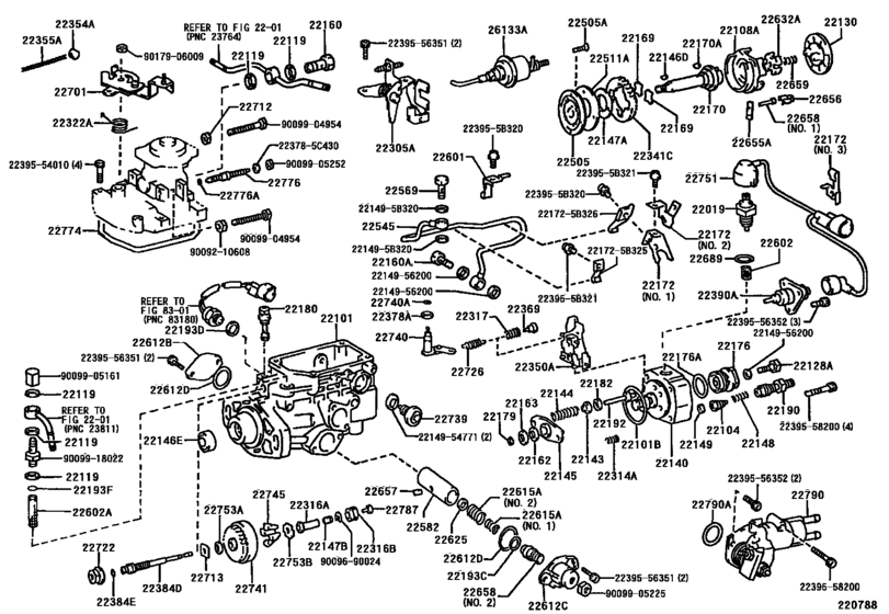 Injection Pump Body for 1999 - 2001 Toyota DYNA 150/ TOYOACE G15 LY112 ...